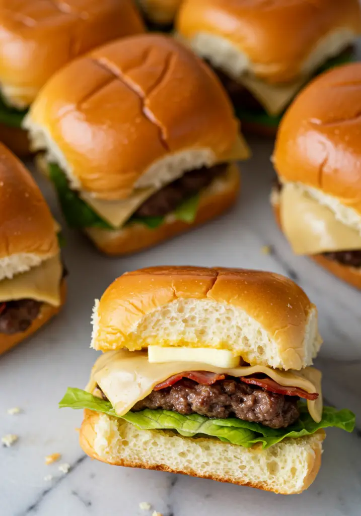 Cheeseburger Sliders with Hawaiian Rolls - Clarerecipes