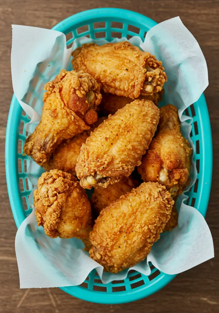 Crispy Golden chicken wings - Clarerecipes