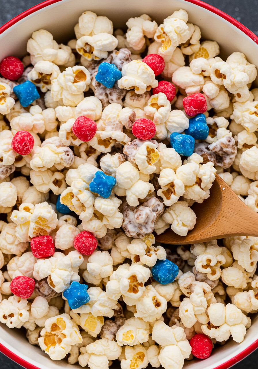 Easy 4th of July Popcorn Recipe - Clarerecipes