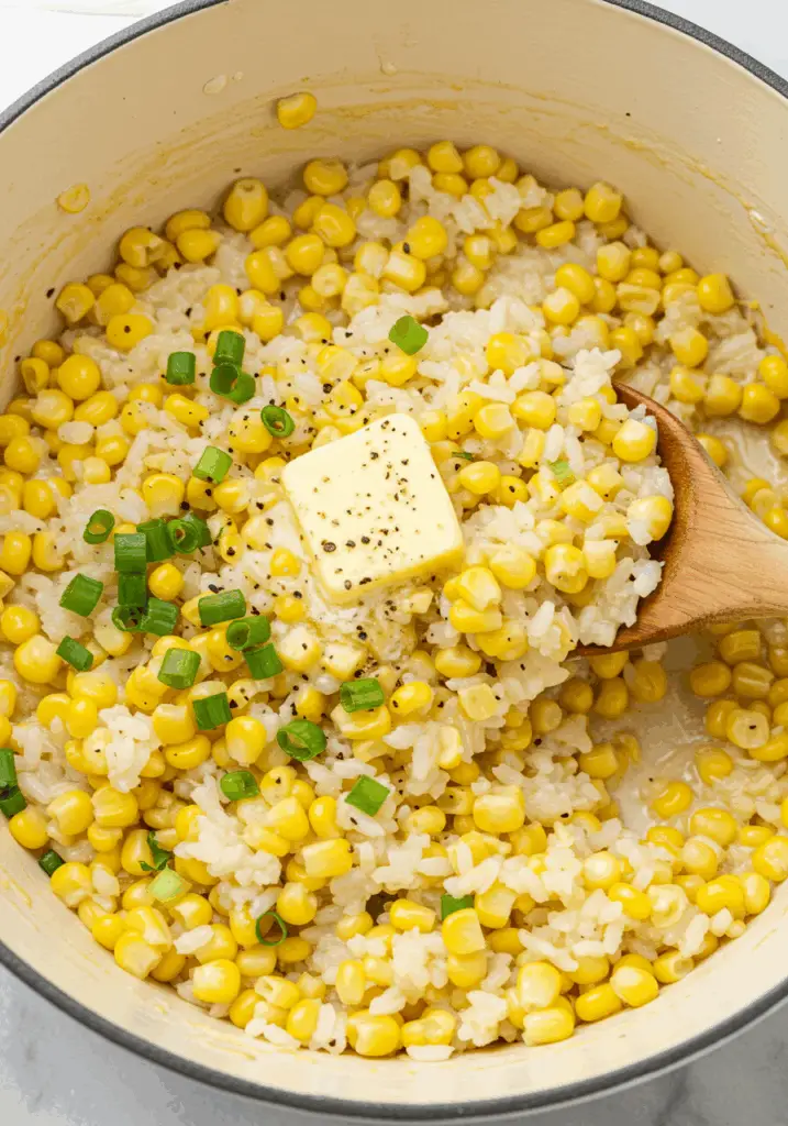 Hot buttered corn rice - Clarerecipes