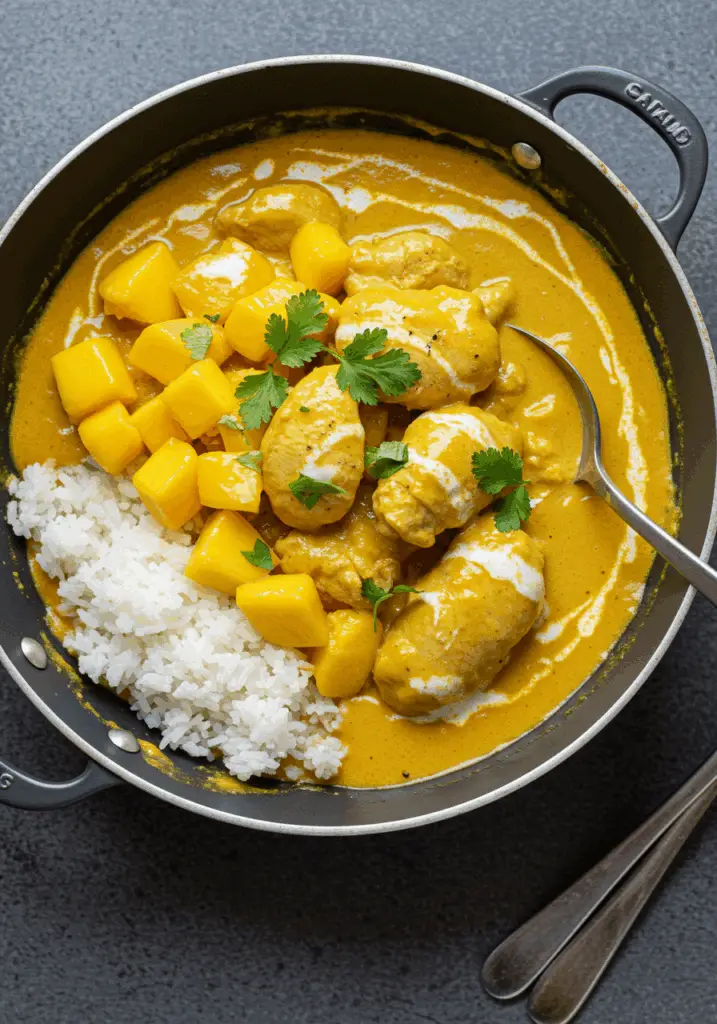 Mango Chicken Curry - Clarerecipes