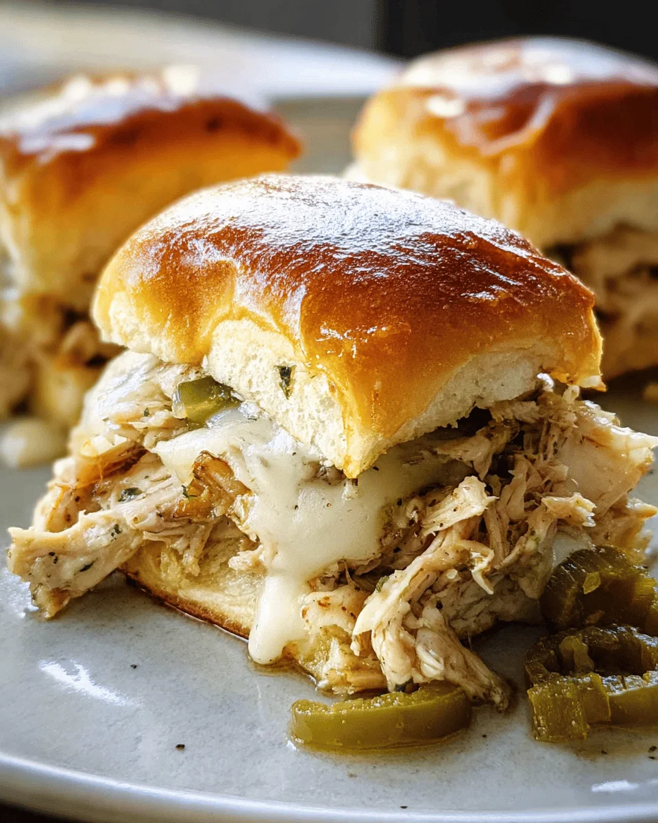 Chicken Philly Sliders