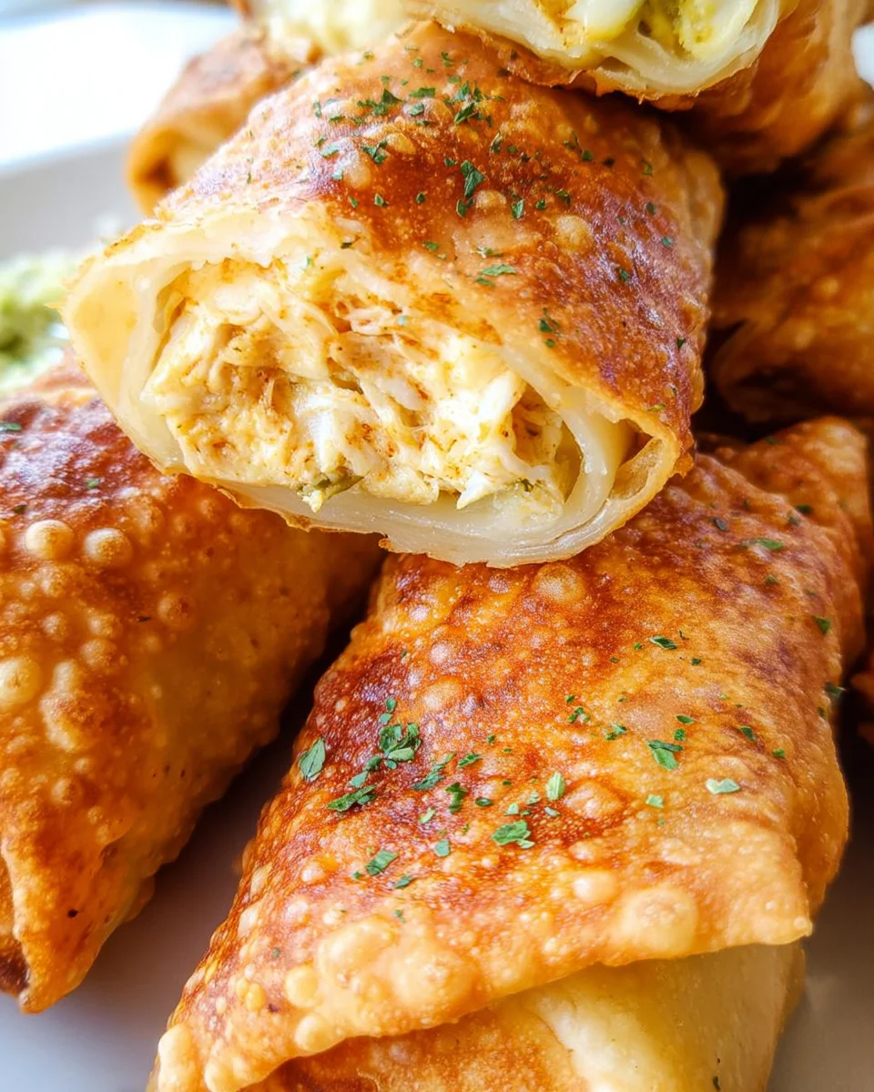Crab Cake Egg Rolls