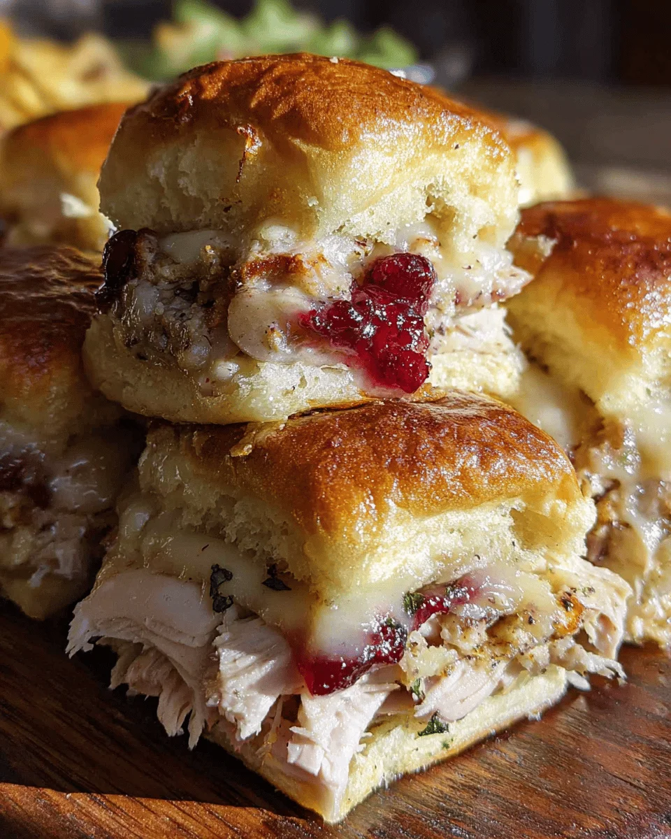 Leftover Turkey Sliders