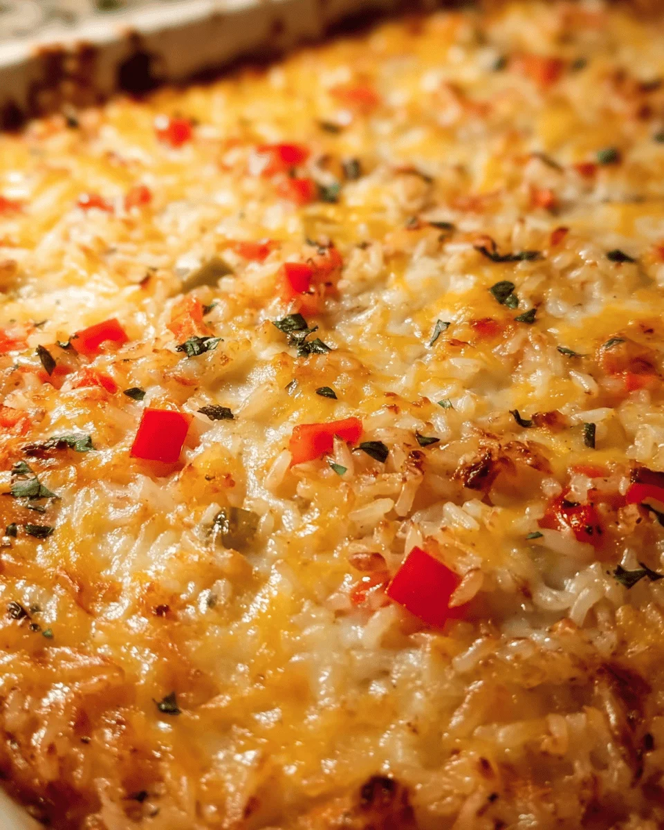 Pepper Jack Rice Bake