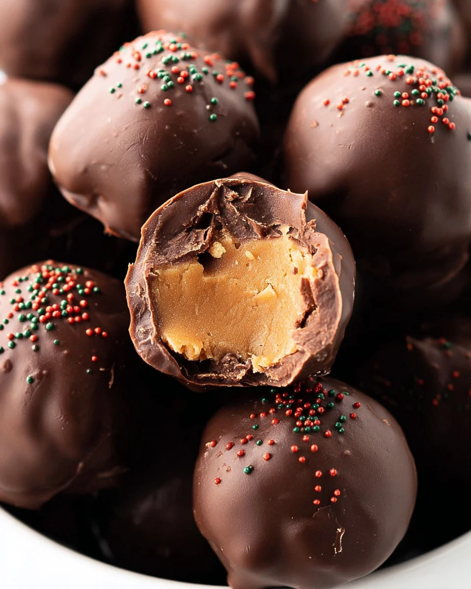Chocolate Peanut Butter Balls Recipe