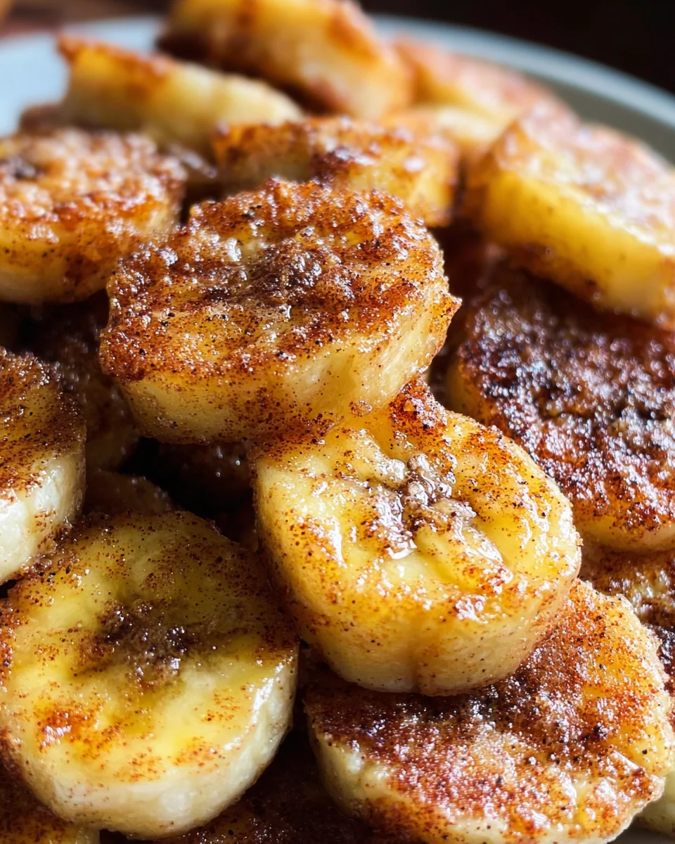 Crispy Cinnamon-Spiced Bananas