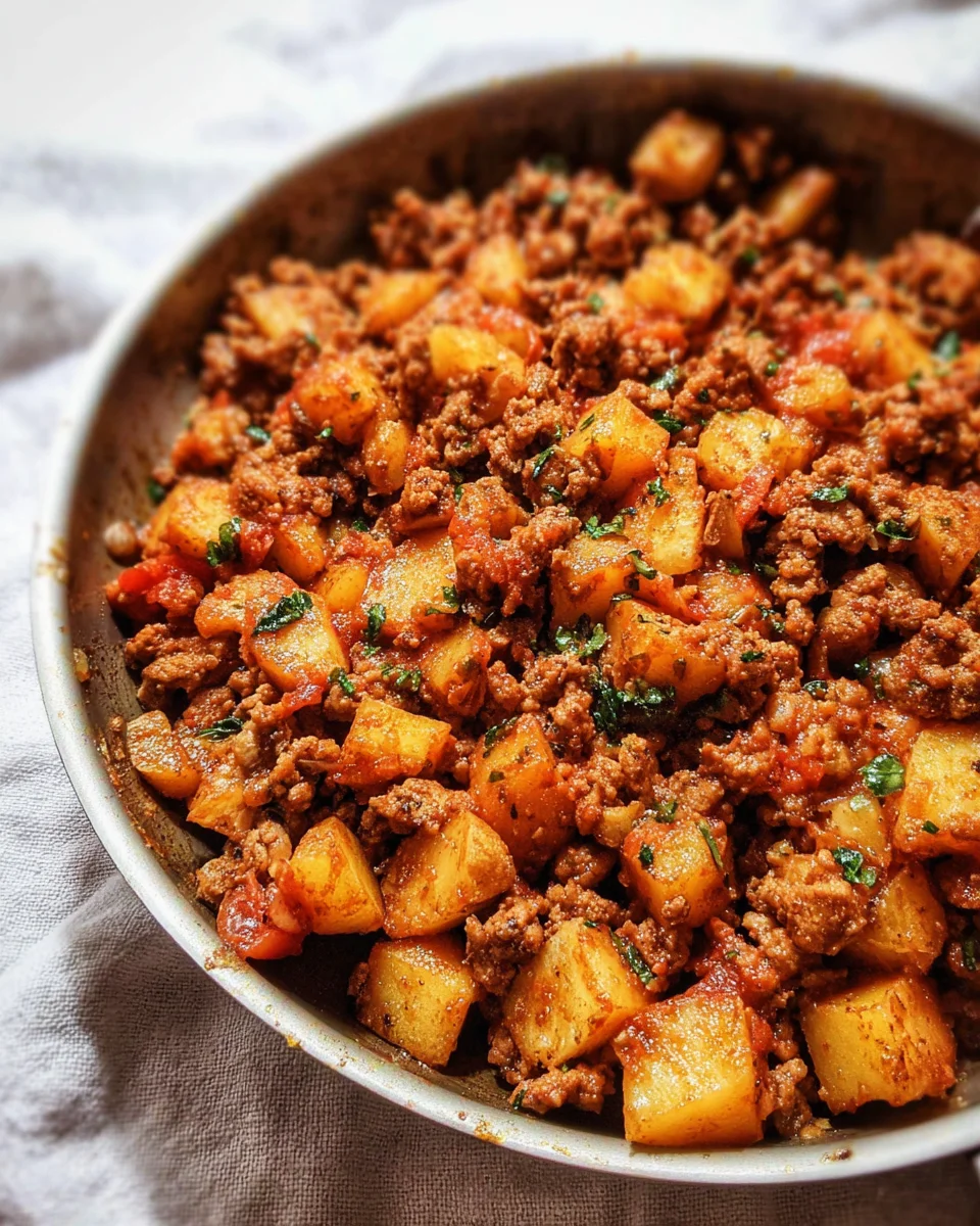 Ground Turkey & Potato Skillet