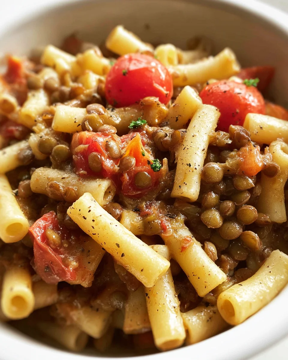 Pasta with Lentils