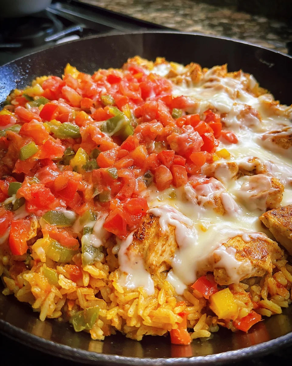 Queso Salsa Chicken & Rice