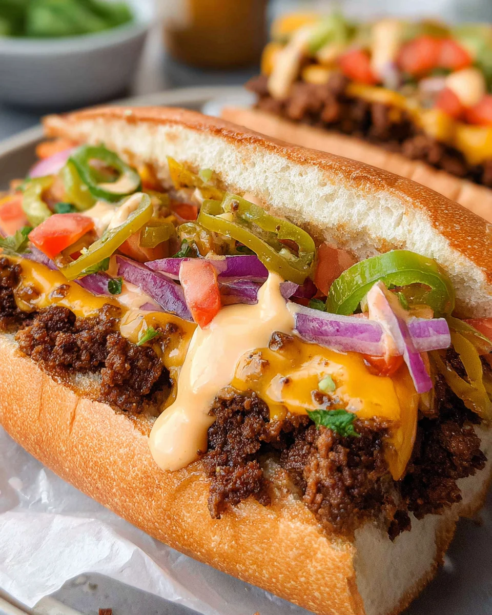 Cheeseburger Subs