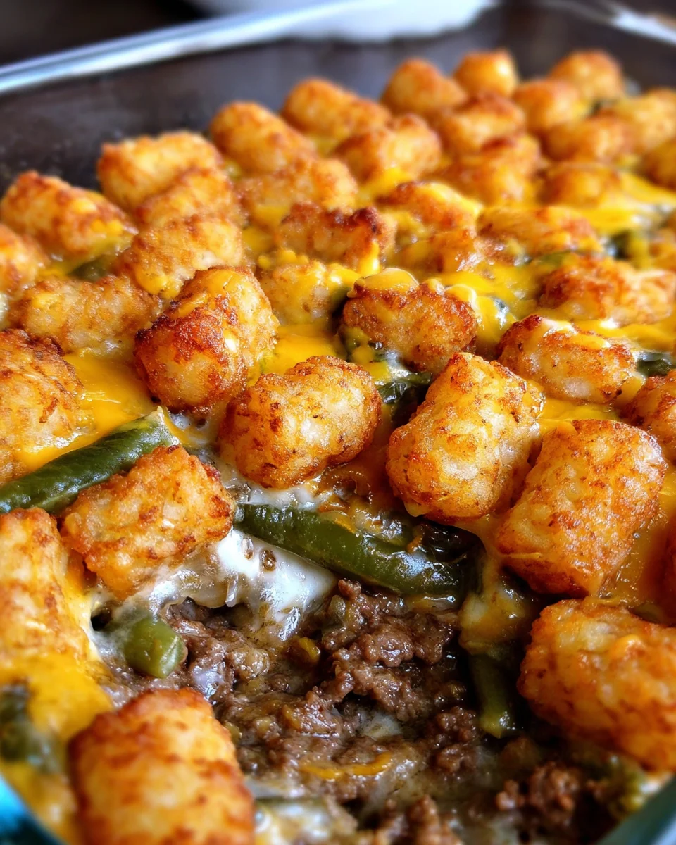 The BEST Tater Tot Casserole