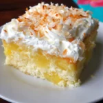 Easy Hawaiian Pineapple Coconut Poke Cake