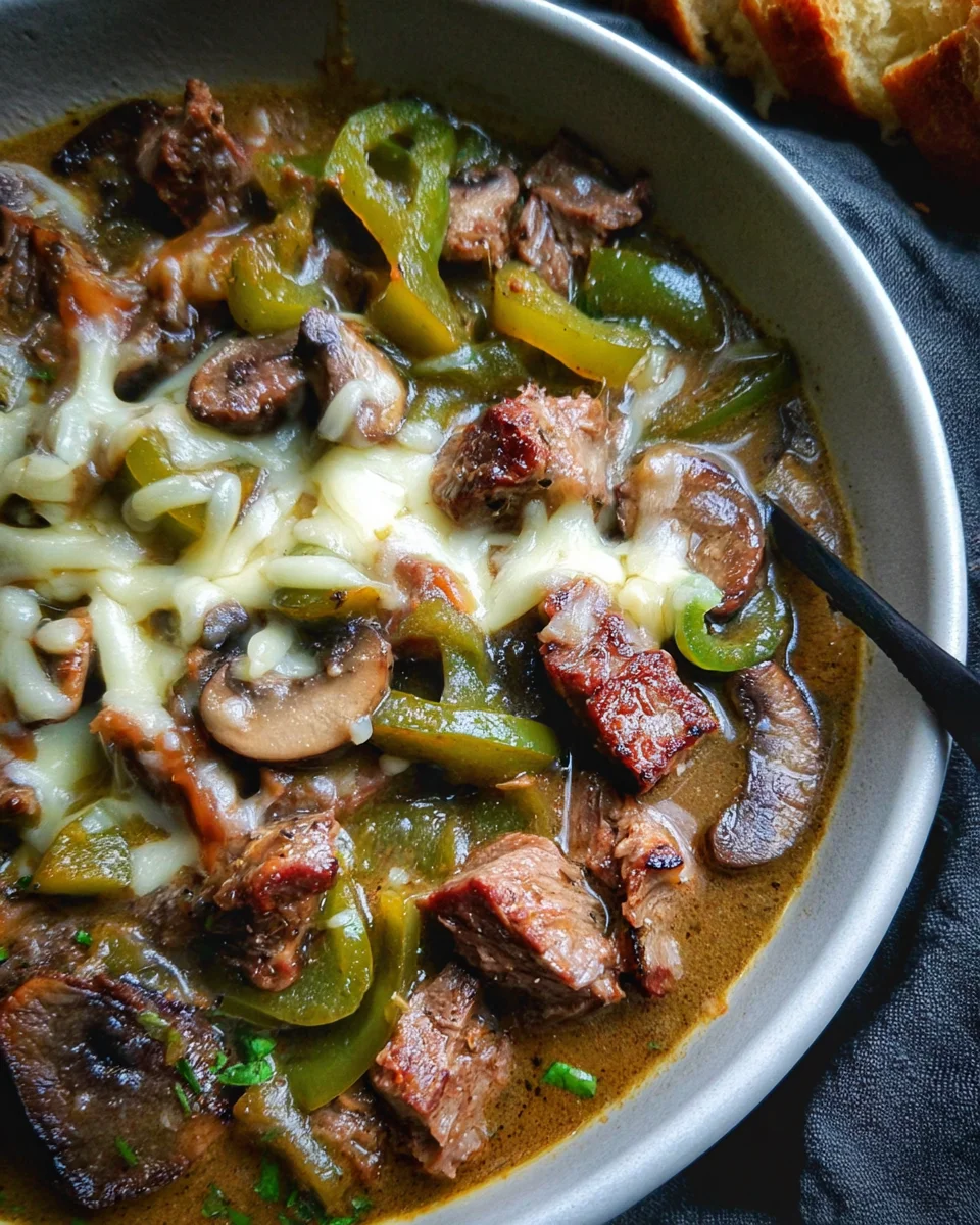 Philly Cheesesteak Stew